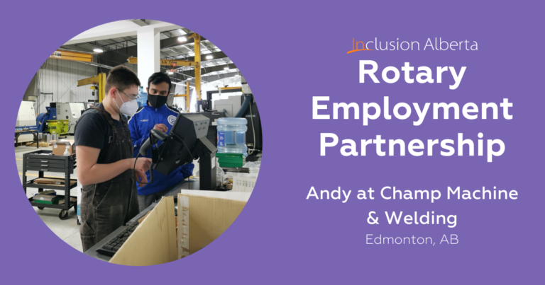 Rotary Employment Partnership: Andy at Champ Machine & Welding ...