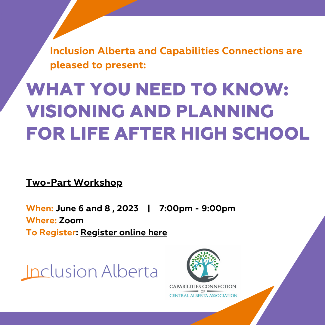 What you need to know: Visioning and planning for life after high school (virtual 2 part ...