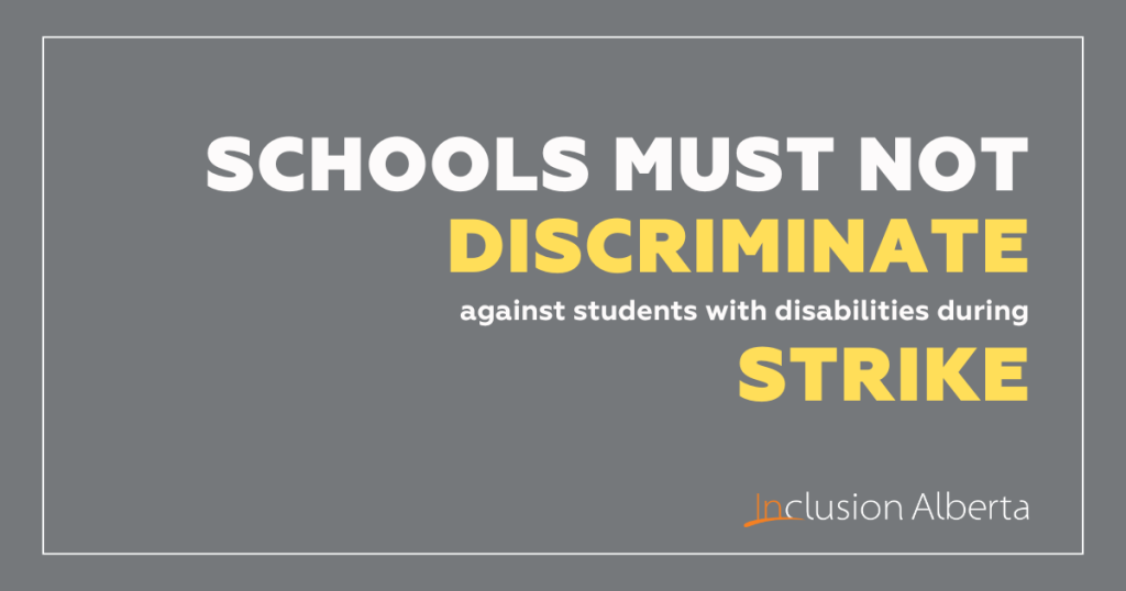 Schools must not discriminate against students with disabilities during ...